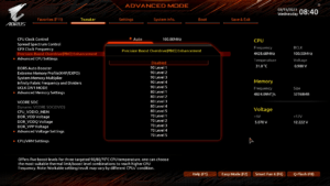 GIGABYTE PBO Enhancement - SkatterBencher